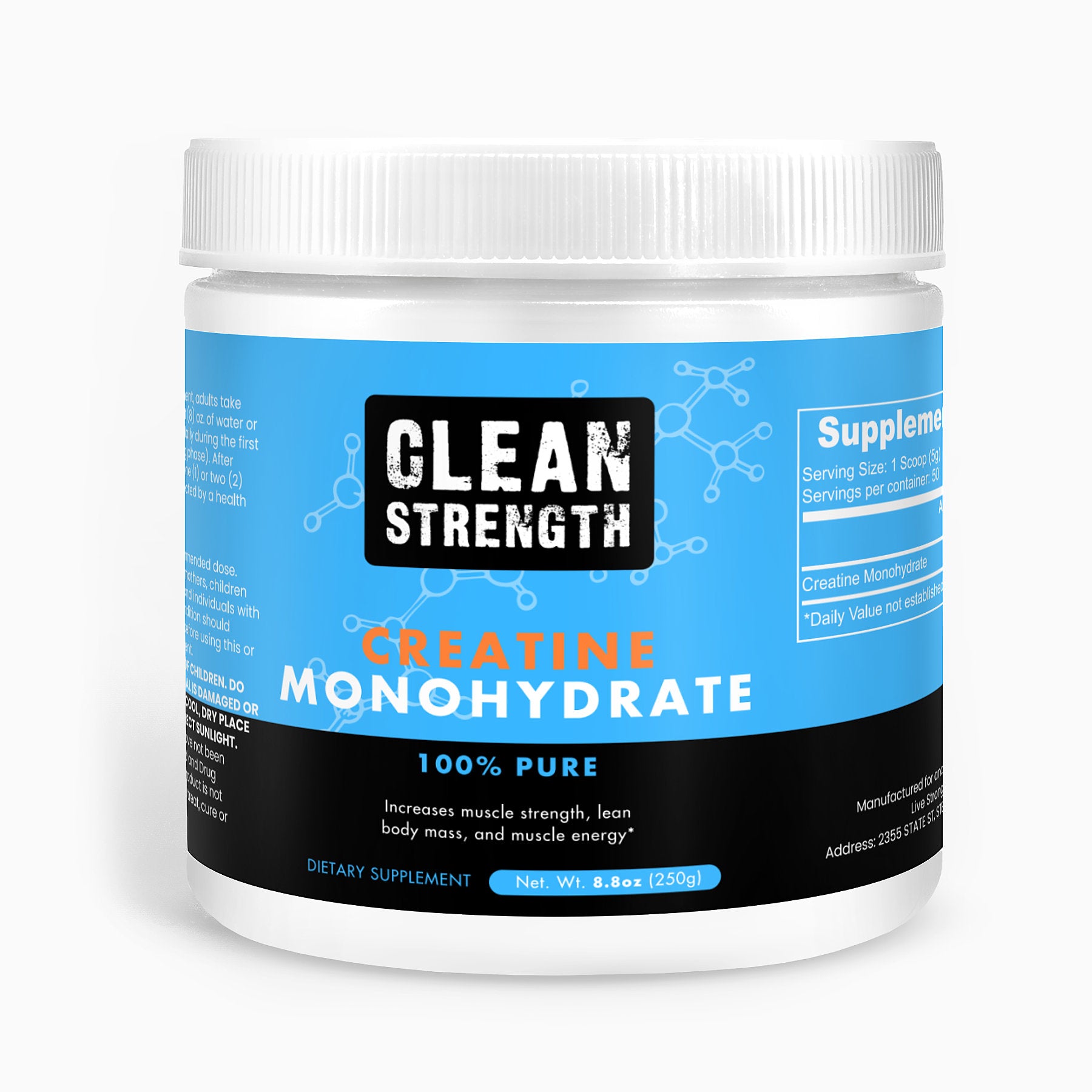 Creatine Monohydrate – Clean Strength